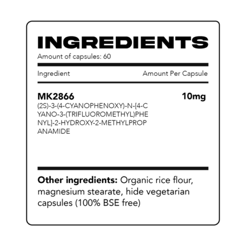 MK2866 (Ostarine) - 60 x 10mg Capsules | Affordable Nutrition UK